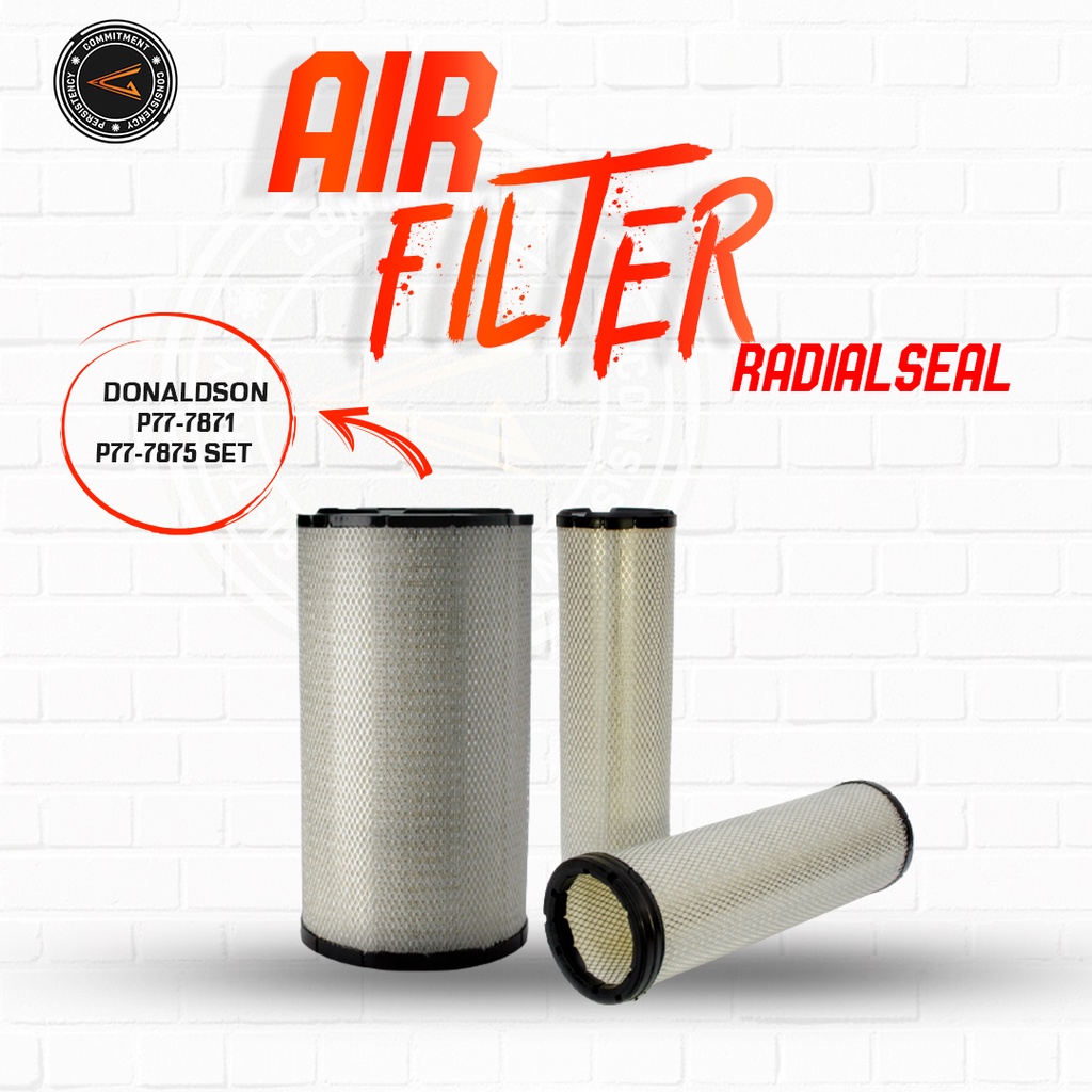 Jual Donaldson Air Filter Primary Radialseal P77-7871/P77-7875 SET ...