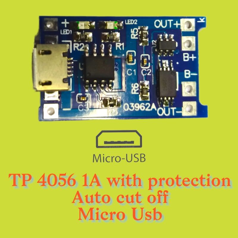 Jual TP4056 Li-ion battery charger module 1A | Shopee Indonesia