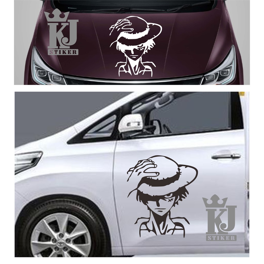 Jual STIKER MOBIL CUTTING STIKER KAP MESIN DAN BODY MOBIL STIKER ANIME ...