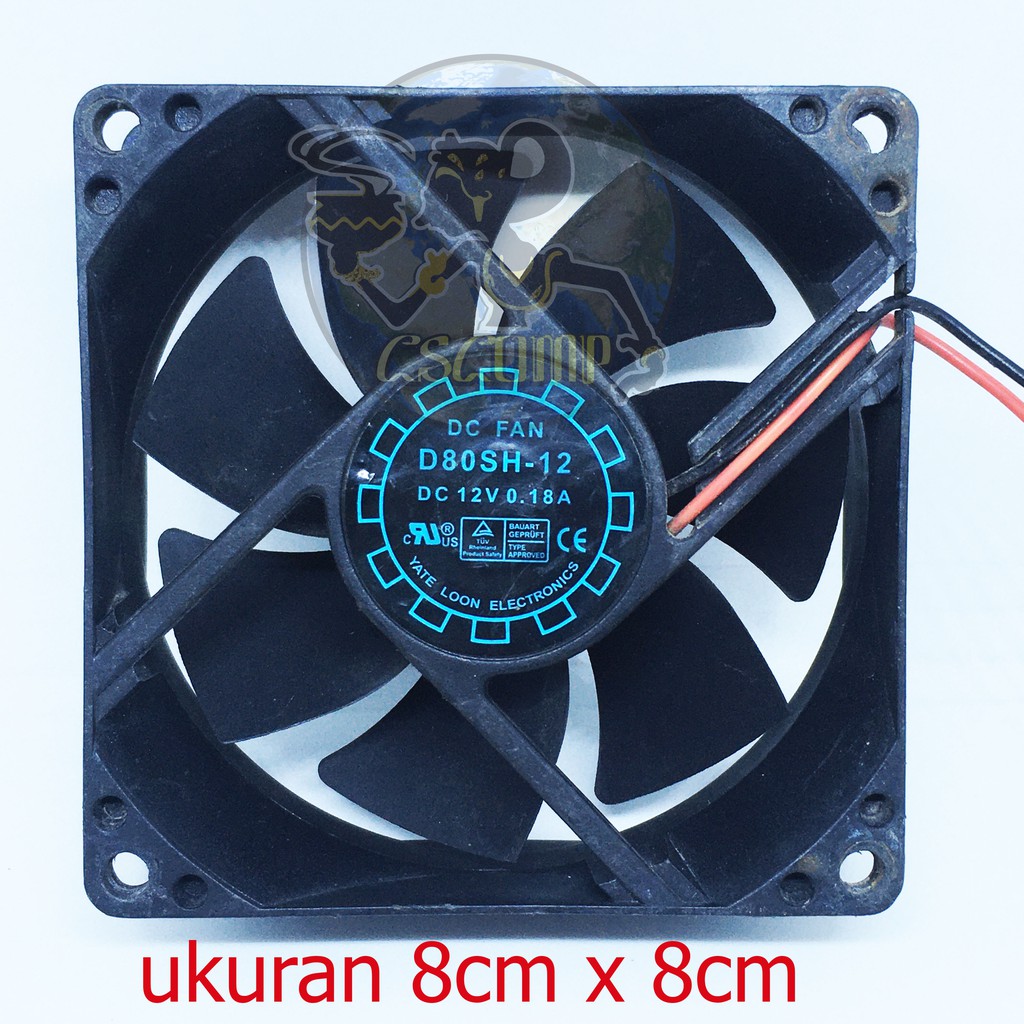 Jual Kipas Bekas Komputer PC Desktop 12V 8x8cm Indonesia|Shopee Indonesia
