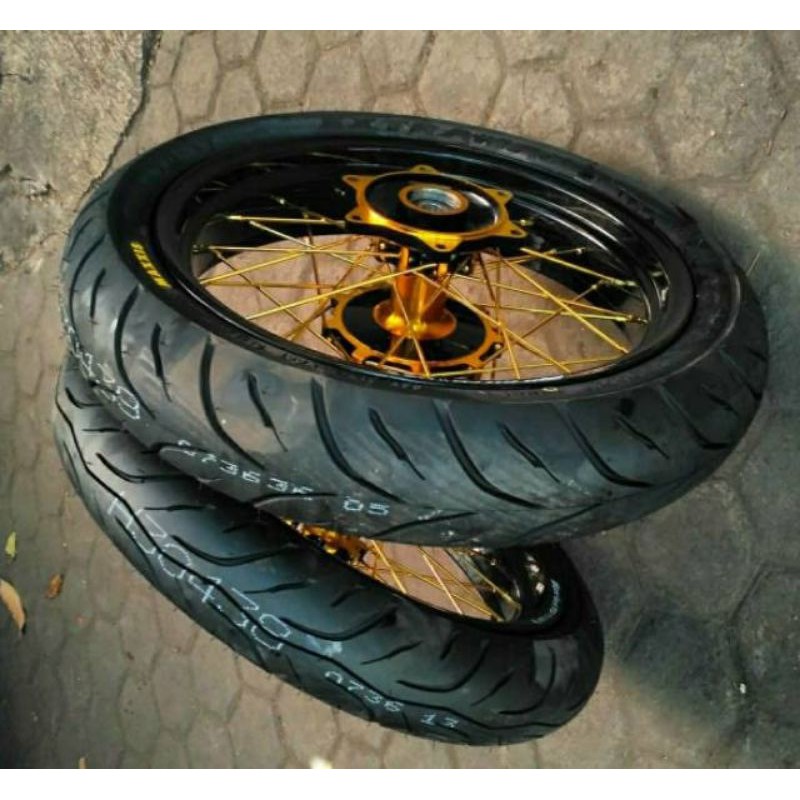 Jual PAKETAN VELG SUPERMOTO KLX 230L PLUS BAN SIAP PAKAI Indonesia ...