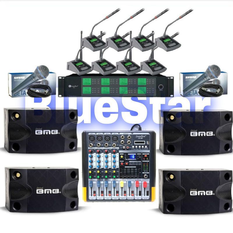 Jual Paket Soundsystem Soundbest - BMB CS 252V 8 inch 4 Speaker - 8 Mic ...