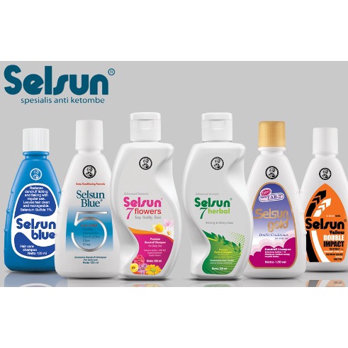 Jual Selsun Shampoo, Selsun Blue Five, Yellow Double Impact, Gold ...