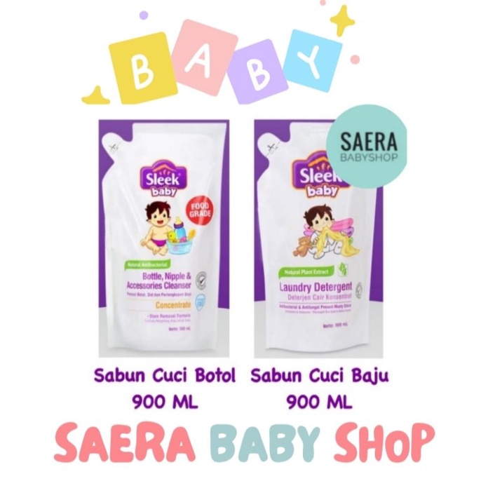 Jual SLEEK BABY BOTTLE CLEANSER LAUNDRY DETERGENT REFILL - SABUN CUCI ...