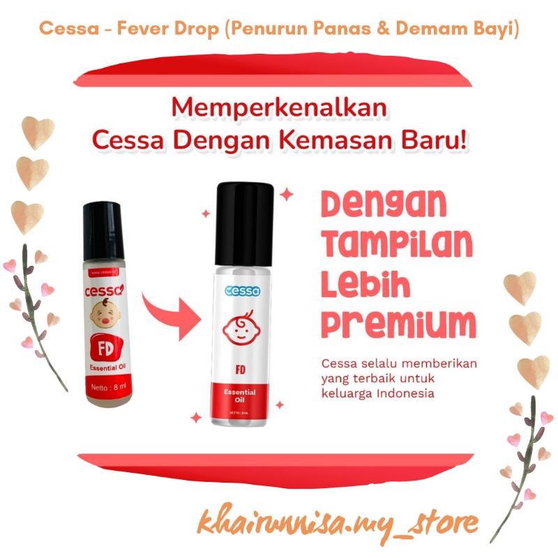 Jual Cessa - Fever Drop (Penurun Panas dan Demam Bayi) | Shopee Indonesia