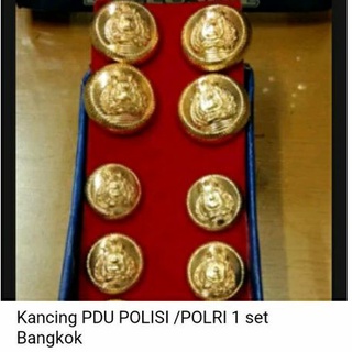 Jual kacing pdu polri/1 set kancing bangkok | Shopee Indonesia