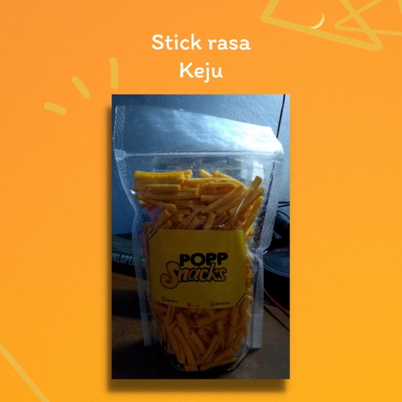 Jual Cemilan Keripik Stick Rasa Keju Snack Makanan Ringan / keripik ...