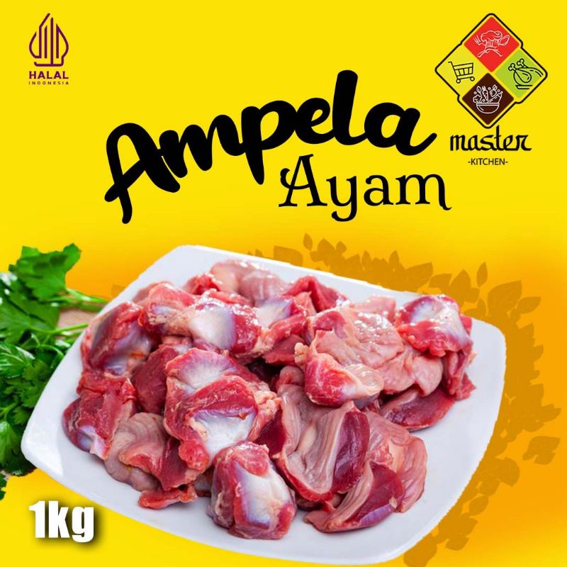 Jual AMPELA AYAM RAMPELA AYAM BROILER JEROAN AYAM BERSIH FROZEN BEKU 0. ...