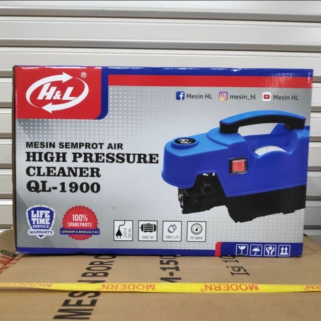 Jual Mesin cuci mobil motor AC HNL Jet Cleaner Steam QL 1900 | Shopee ...