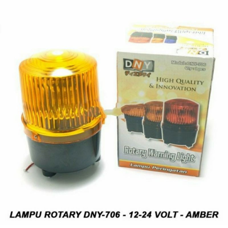 Jual Lampu Rotary Lampu Rotari LED Flash DNY-706 - Warna Amber | Shopee ...