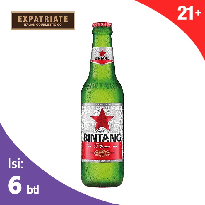 Jual Beer Bintang Pilsener Pint 330ml (6pcs) | Shopee Indonesia
