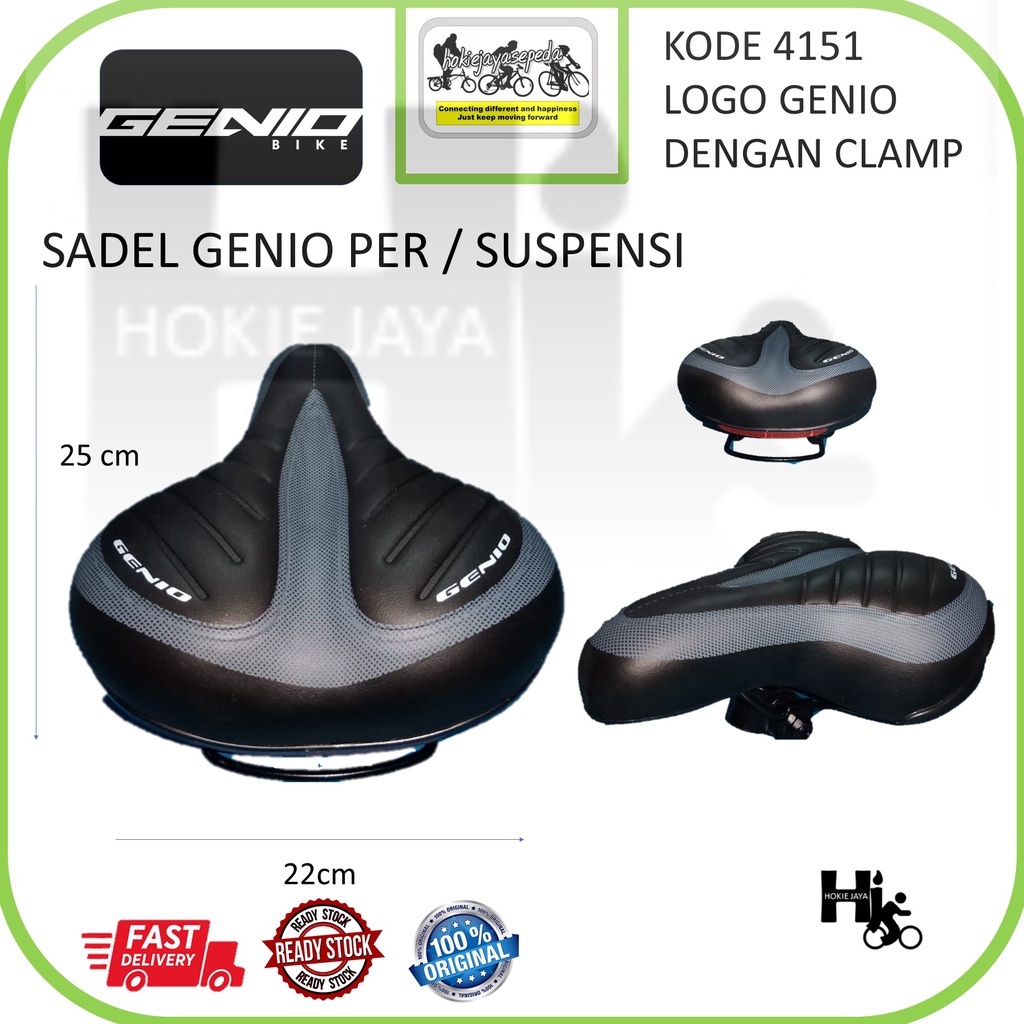 Jual SADEL SEPEDA CTB GENIO 4151 PER TEBAL DAN EMPUK | Shopee Indonesia Jual SADEL SEPEDA CTB GENIO 4151 PER TEBAL DAN EMPUK | Shopee Indonesia
