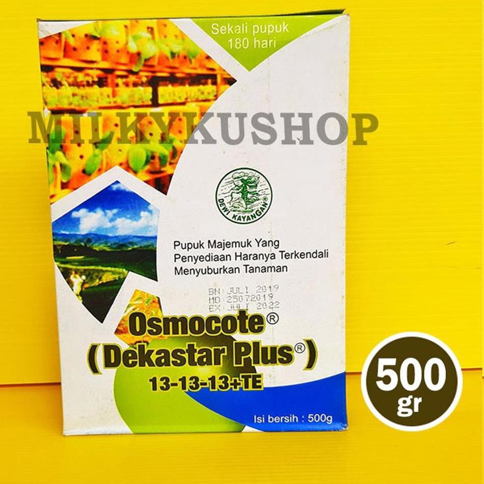 Jual PUPUK OSMOCOTE 13 13 13 + TE 500 GRAM KEMASAN PABRIK DEKASTAR ...