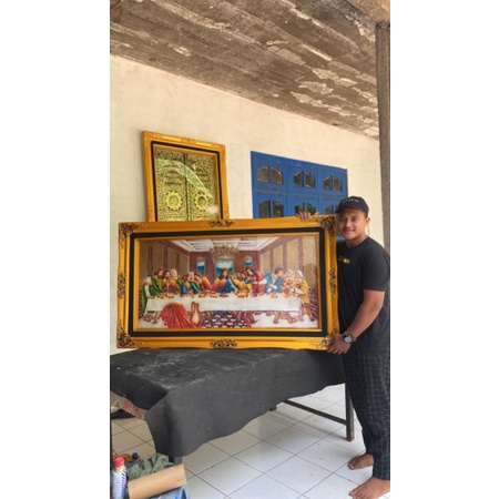 Jual LUKISAN RELIEF YESUS PERJAMUAN KUDUS / PERJAMUAN TERAKHIR UKIR ...