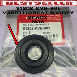 Jual 91202-KVB-901 SIL SEAL KRUK AS KIRI VARIO KARBU BEAT SCOOPY SPACY KARBU ASLI NOK | Shopee ...