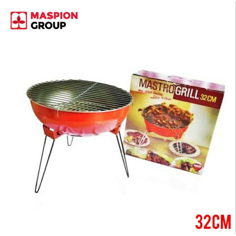 Jual Panggangan BBQ Outdoor Mastro Grill 32cm Maspion Panggangan Sosis ...