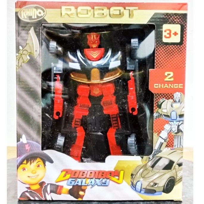 Jual 1504 Mainan Boboiboy Robot Warna Merah Hitam / Boboiboy Galaxy ...