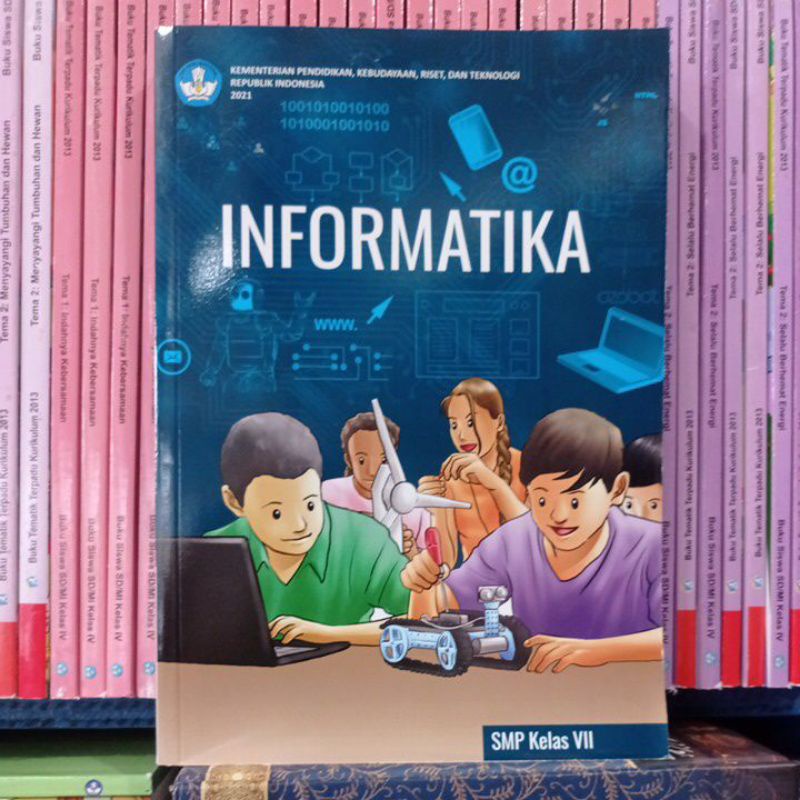 Jual Buku Paket informatika Kurikulum Merdeka Kelas 1SMP / VII SMP penerbit kementrian ...