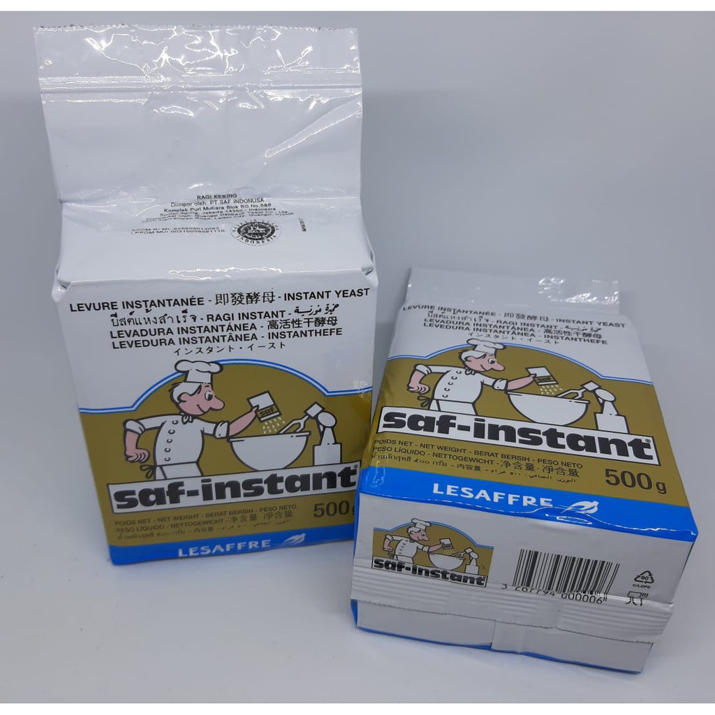 Jual SAF-Instant Dry Yeast GOLD - 500 Gr Indonesia|Shopee Indonesia