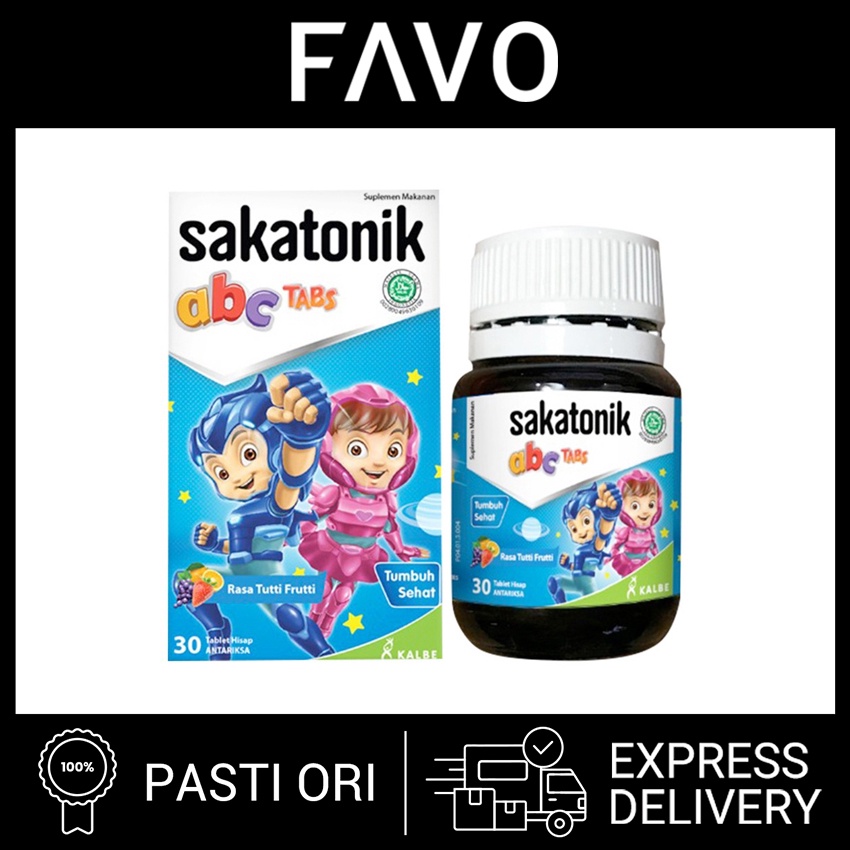 Jual Multivitamin - Sakatonik ABC Antariksa Rasa Tutti Frutti - 30 Tablet | Shopee Indonesia