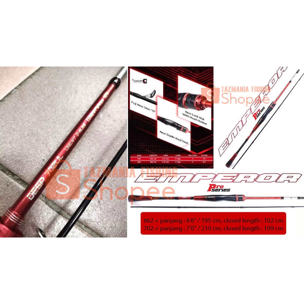 Jual joran daido emperor pro series 702ul dan 662ul | Shopee Indonesia
