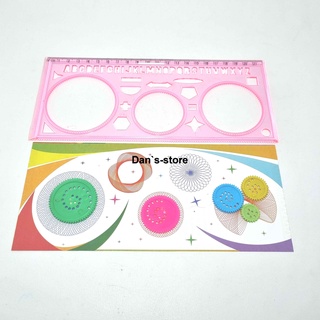 Jual Penggaris Rotary Geometrik Spirograph - Garisan Desain Gambar ...