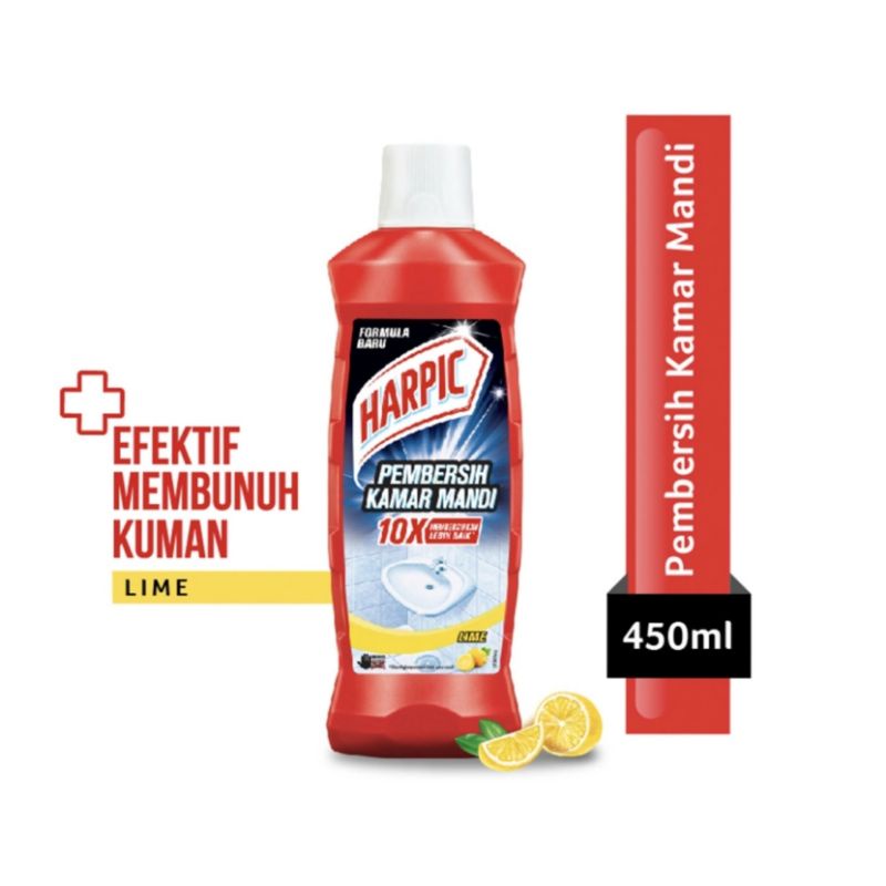 Jual HARPIC Lime Botol 450ml | Shopee Indonesia