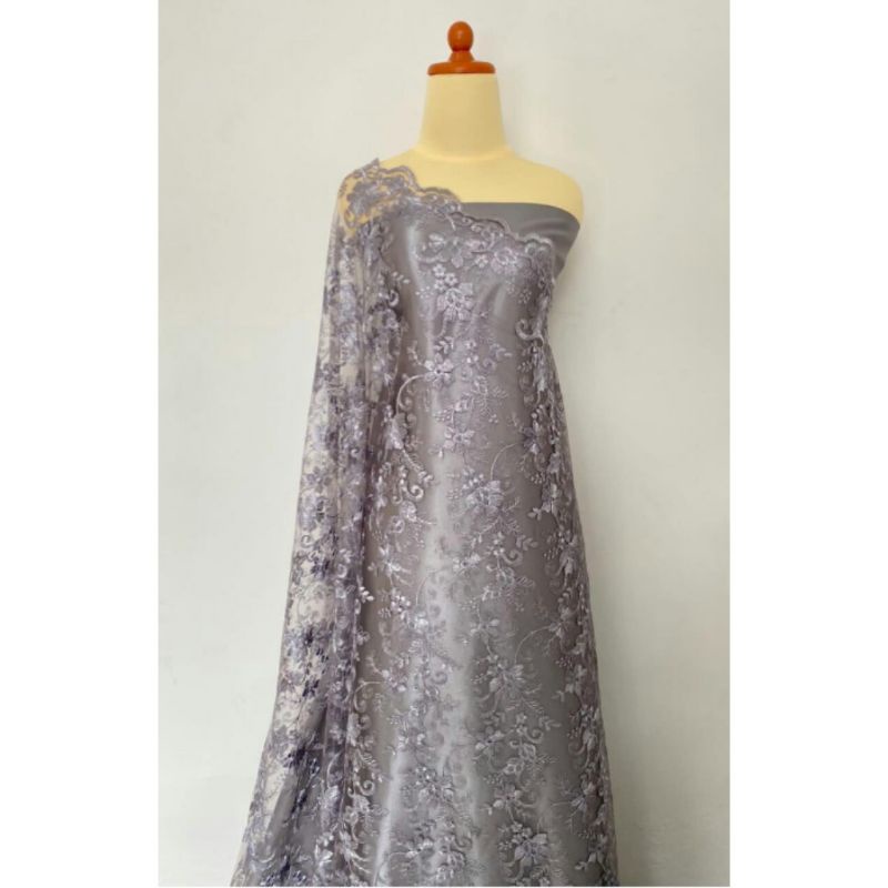 Jual Paket Lengkap Kain Bridesmaid / Kain Satin + Kain Brokat By ...