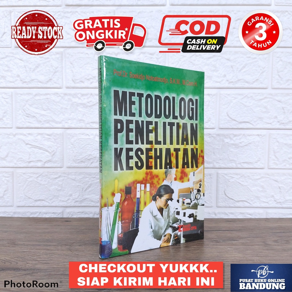 Jual METODOLOGI PENELITIAN KESEHATAN - PROF DR SOEKIDJO NOTOATMODJO STATISTIK KESEHATAN BESAR ...