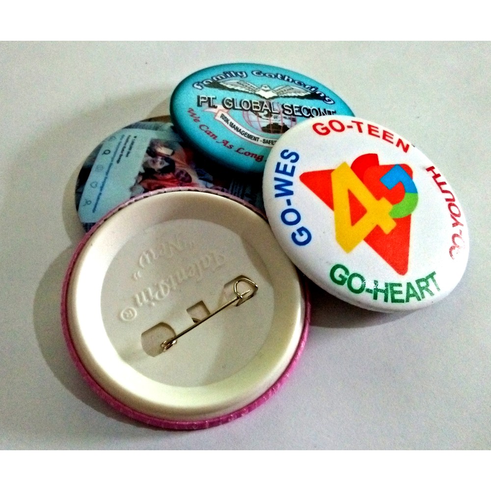 Jual PIN /BROS PROMOSI /SOUVENIR - UKURAN 44mm & 58mm Indonesia|Shopee ...