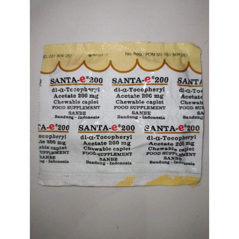 Jual SANTA E 100 MG STRIP 4 TABLET | Shopee Indonesia