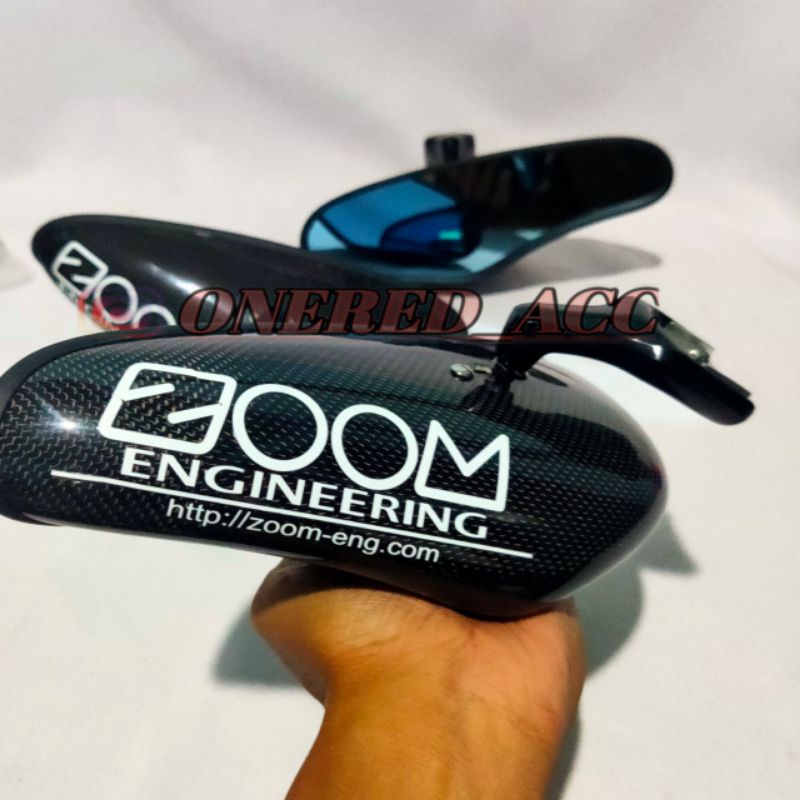 Jual spion tengah mobil zoom engineering / kaca spion jdm zoom - carbon | Shopee Indonesia