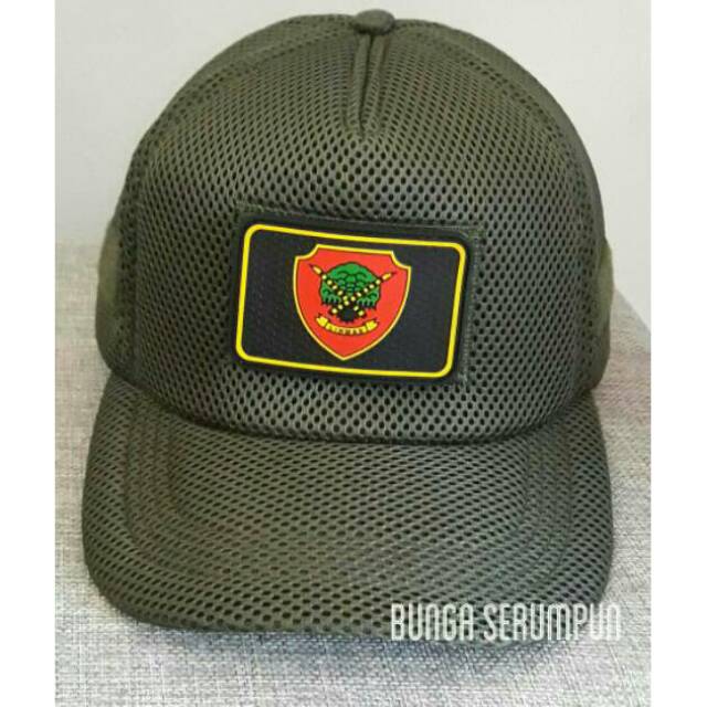 Jual TOPI LINMAS - TOPI LINMAS JARING VELCRO HIJAU ARMY | Shopee Indonesia