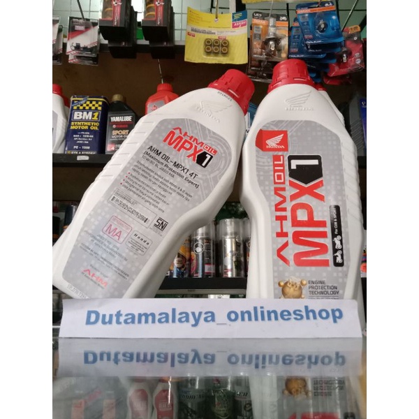 Jual Oli AHM MPX 1 1200 ml CB 150R CBR150R SONIC SAE 10W-30 SL JASO MA ...