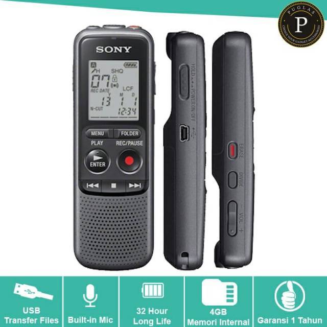 Jual Voice Digital Recorder Sony ICD-PX240 Alat Perekam Rekam Merekam ...
