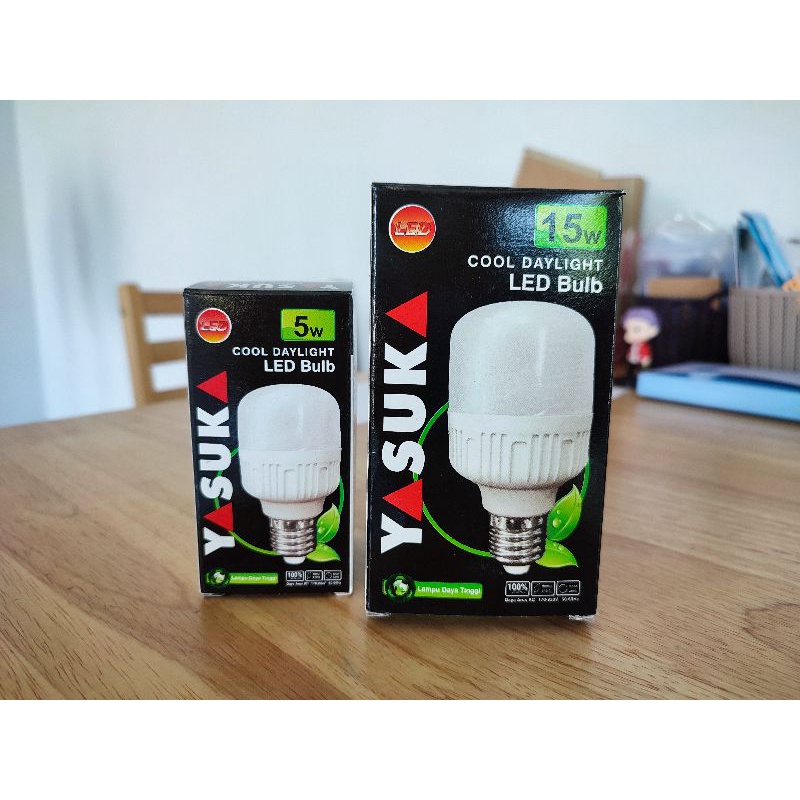 Jual LAMPU LED YASUKA ORIGINAL 5 WATT & 15 WATT | Shopee Indonesia