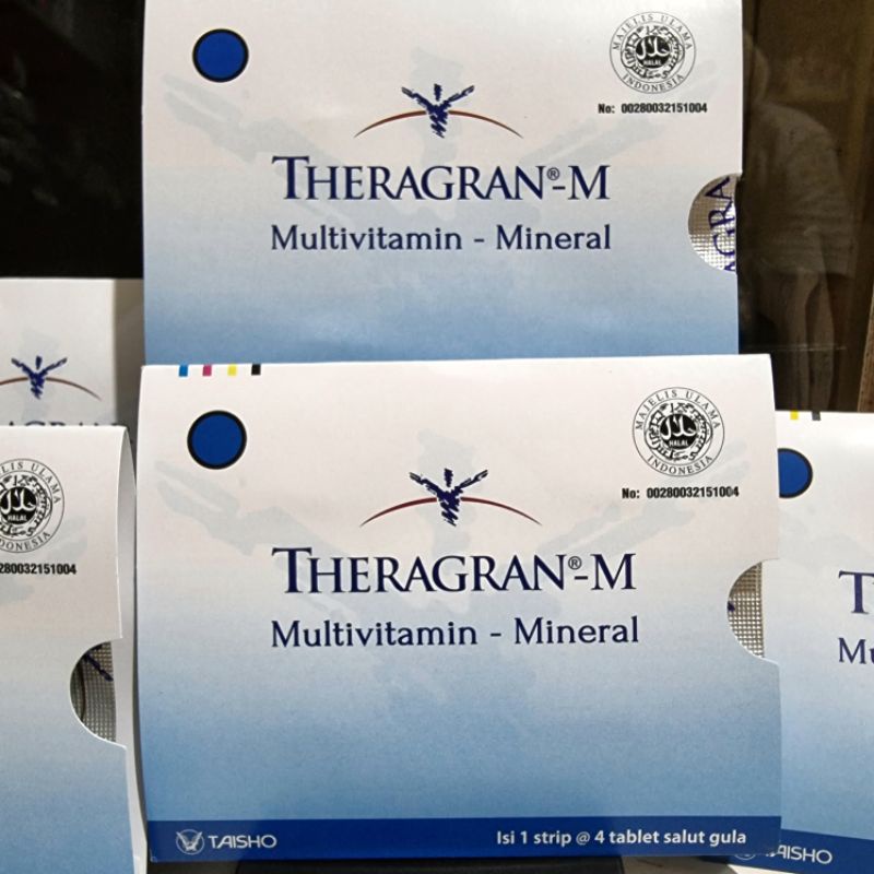 Jual PALING MURAHHH !!! Theragran -M 1 papan isi 4 tablet | Shopee ...