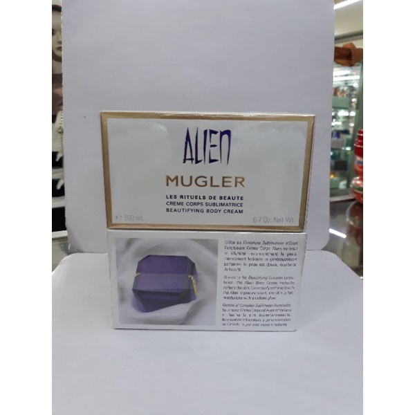 Jual BEAUTIFTYING BODY CREAM ALIEN BY THIERRY MUGLER 200ML | Shopee ...