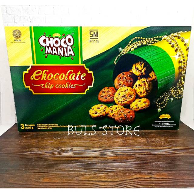 Biskuit Coklat Choco Mania Chocolate Chip Cookies 270gr | Shopee Indonesia