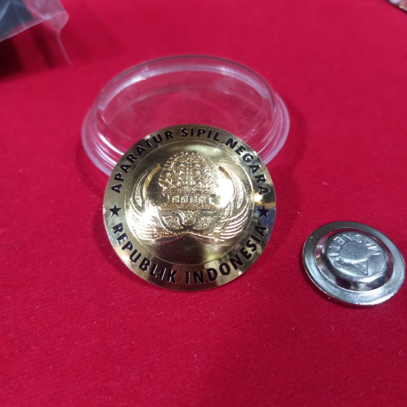 Jual pin korpri / pin ASN / atribut pns | Shopee Indonesia