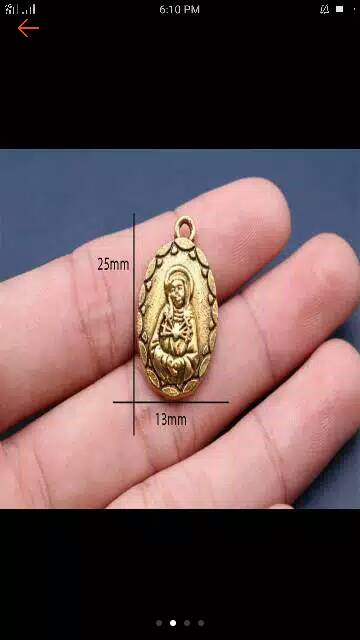 Jual Medali rosario tujuh duka Maria mater Dolorosa Indonesia|Shopee ...