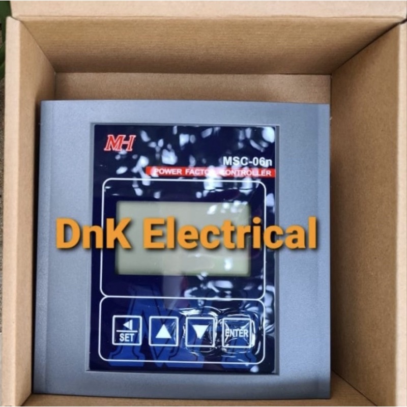 Jual Power Factor Controller Regulator PFR 6 Step 6Step MH MSC 06N
