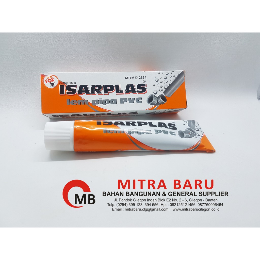 Jual Lem Isarplas / Lem pipa PVC uk. 45 gr | Shopee Indonesia