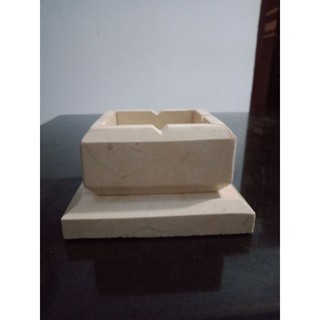 Jual asbak rokok batu marmer/ tempat putung rokok/ asbak batu marmer ...