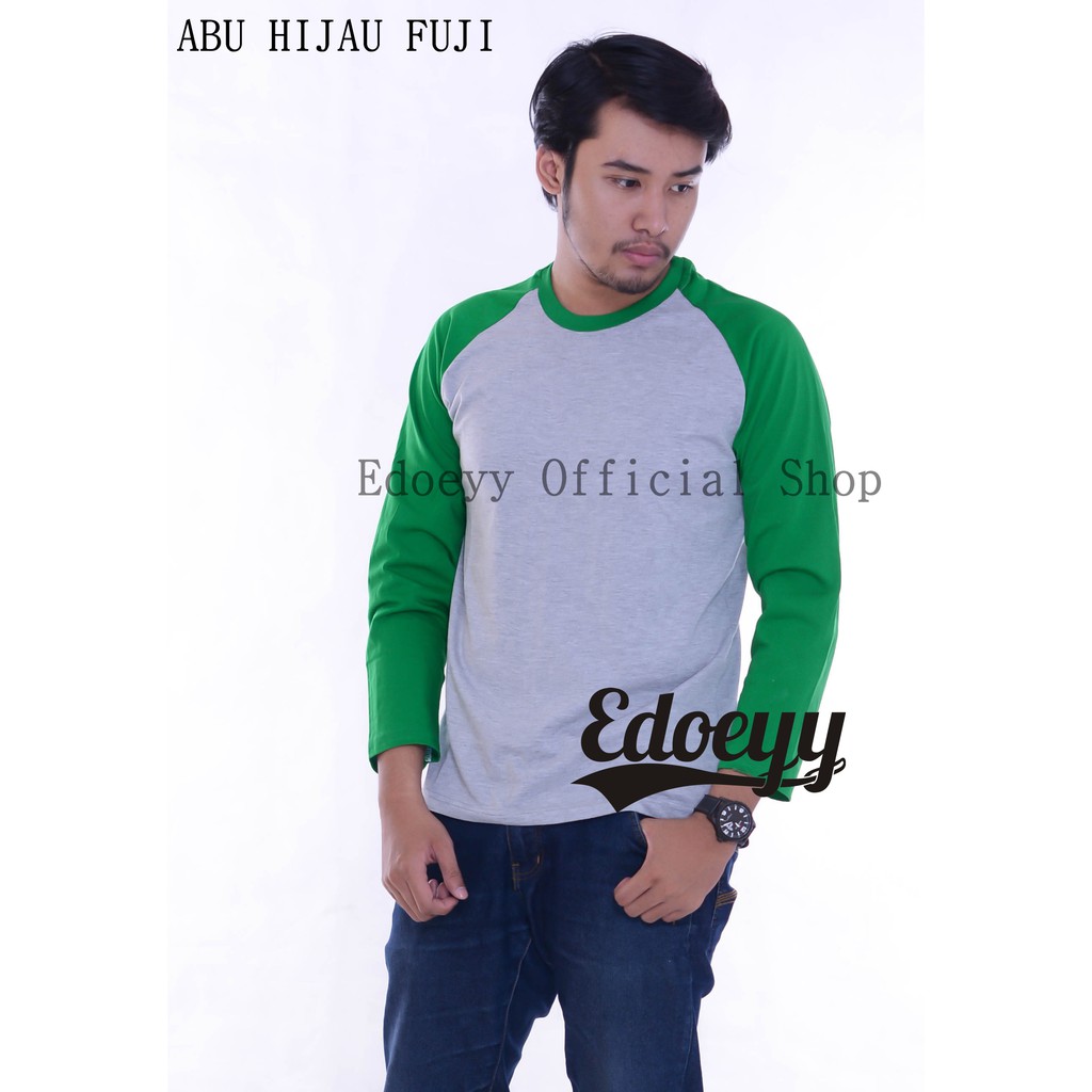 Jual Raglan Lengan Panjang Abu Hijau Fuji /kaos Reglan/Raglan polos ... Jual Raglan Lengan Panjang Abu Hijau Fuji /kaos Reglan/Raglan polos ...