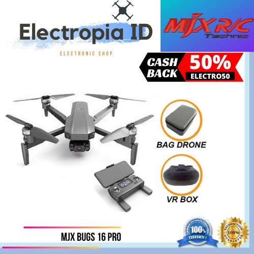 Jual MJX Bugs 16 Pro B16 Pro EIS 5G WIFI FPV 3-Axis Gimbal GPS DRONE | Shopee Indonesia