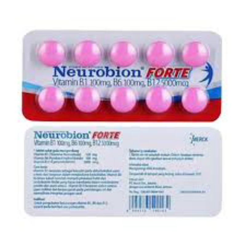 Jual Neurobion Forte (Pink) 10 Tablet | Shopee Indonesia