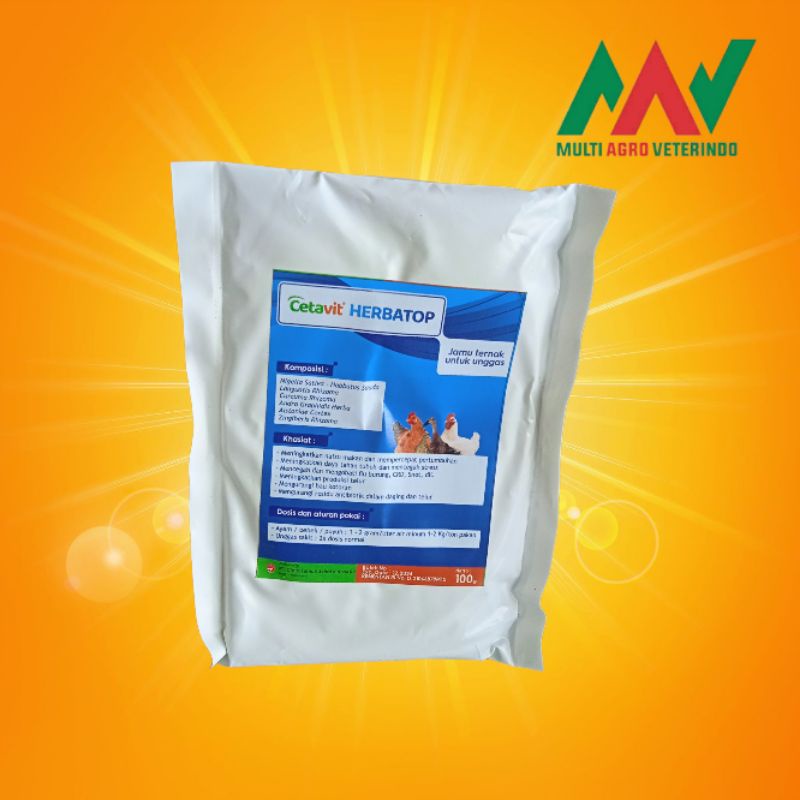 Jual Cetavit HERBATOP unggas 100 dan 250 gram | Shopee Indonesia