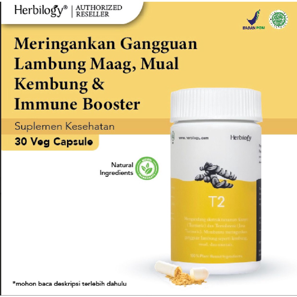 Jual Herbilogy T2 (Turmeric/kunyit dan Java Turmeric/Temulawak ...