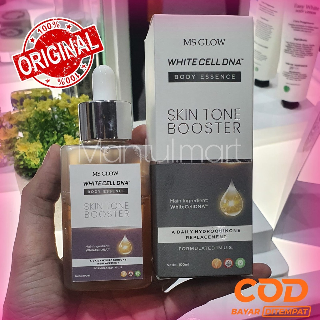 Jual SKIN BOOSTER mini MS GLOW SKIN TONE BOOSTER MS GLOW WHITE CELL DNA ...